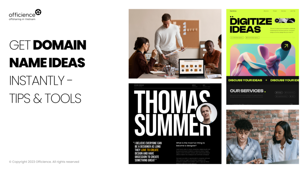 Get Domain Name Ideas Instantly – Tips & Tools – Officience